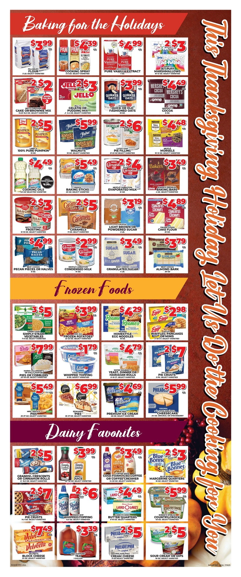 Price Cutter Weekly Ad Nov 19 – Nov 27, 2025 (Thanksgiving Promotion ...
