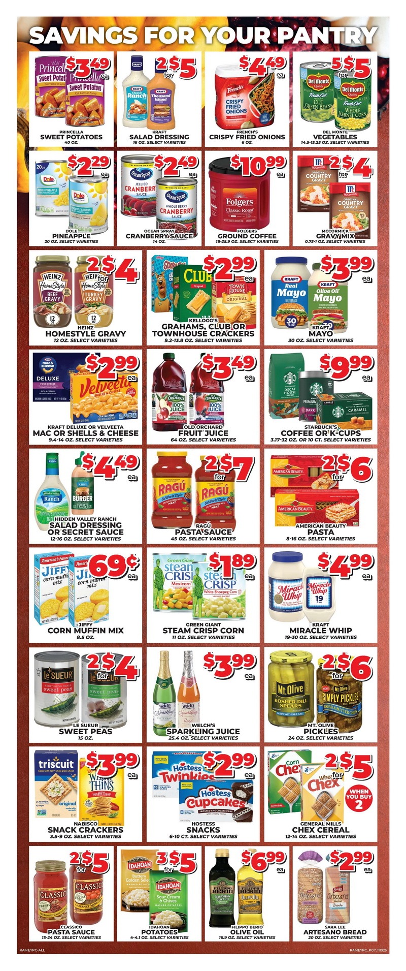 Price Cutter Weekly Ad Nov 19 – Nov 27, 2025 (Thanksgiving Promotion ...