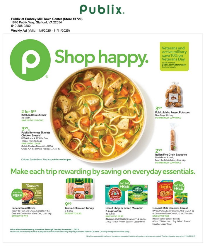 Publix Weekly Ad Nov 05 – Nov 11, 2025