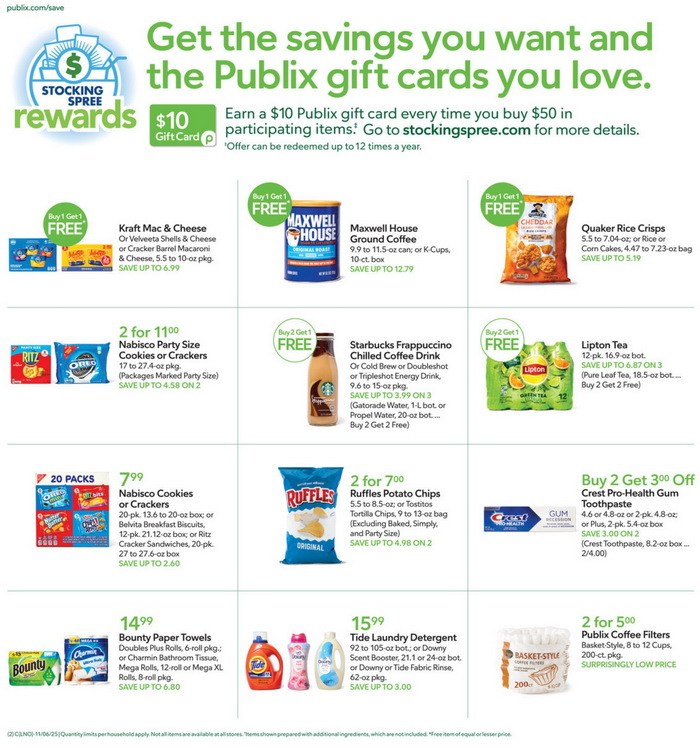 Publix Weekly Ad Nov 05 – Nov 11, 2025