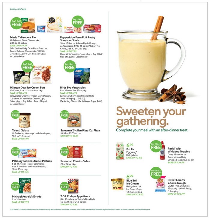 Publix Weekly Ad Nov 19 – Nov 26, 2025 (Thanksgiving Promotion Included ...