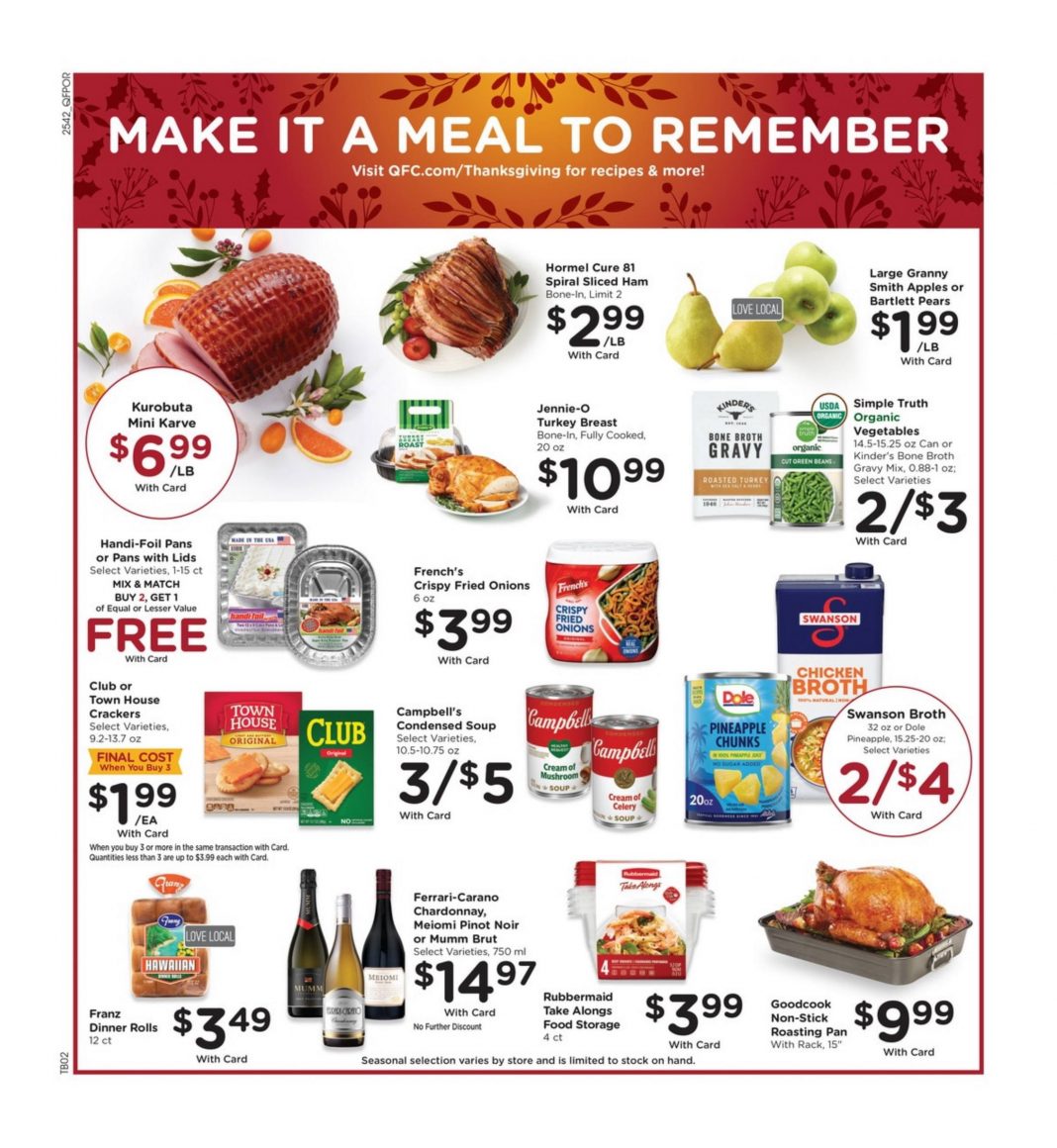 QFC Weekly Ad Nov 19 – Nov 27, 2025 (Thanksgiving Promotion Included)