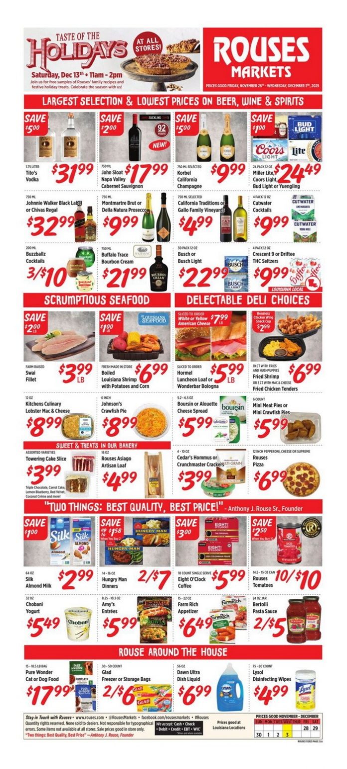 Rouses Weekly Ad Nov 28 – Dec 03, 2025