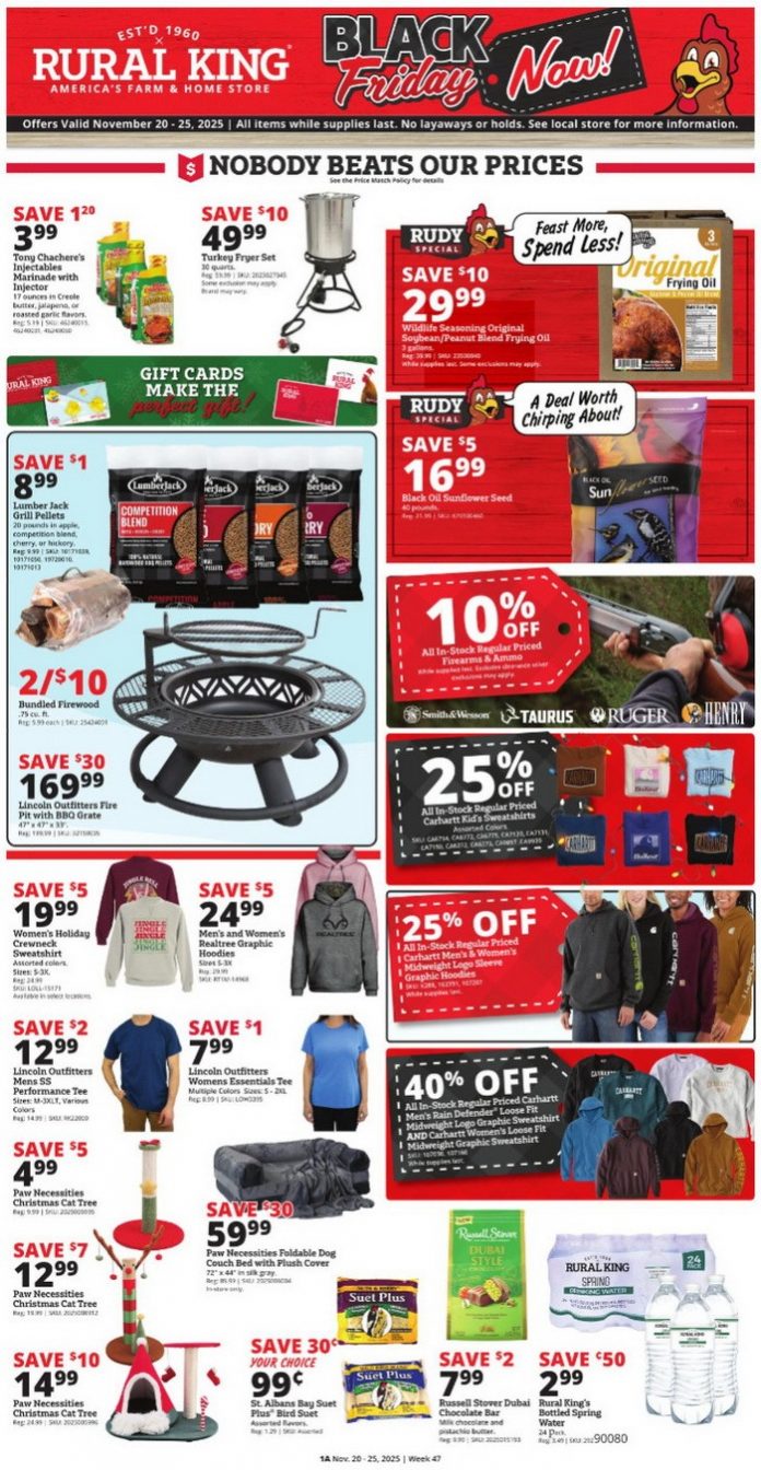 Rural King Black Friday Ad Nov 20 – Nov 25, 2025