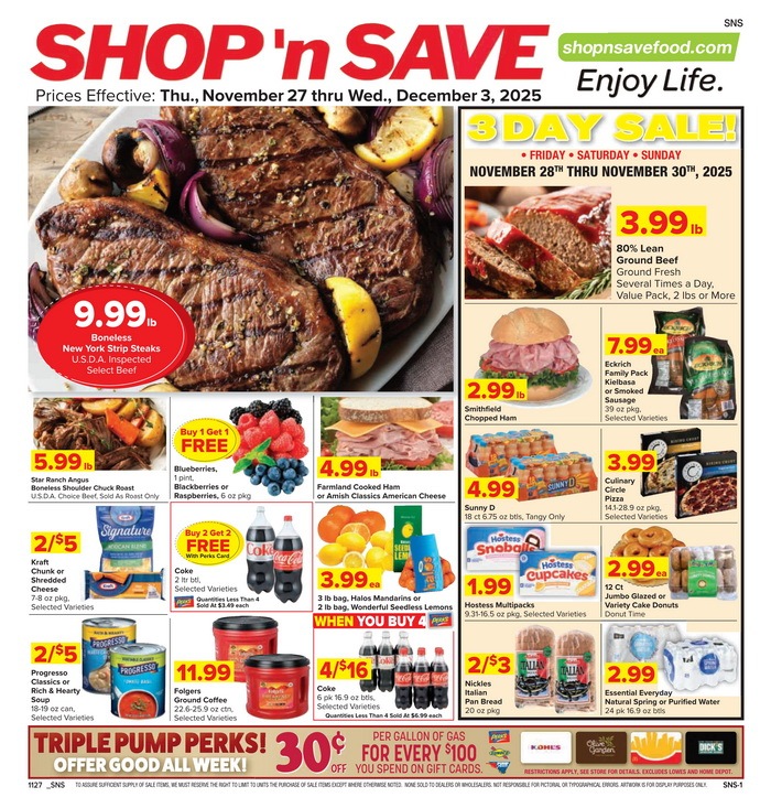SHOP 'n SAVE Weekly Ad Nov 27 – Dec 03, 2025