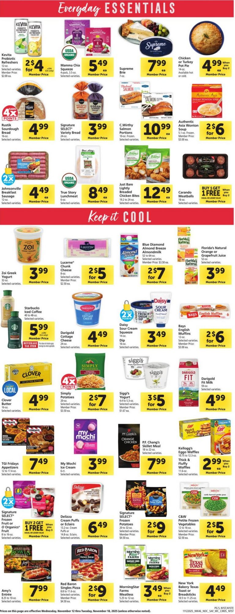 Safeway Weekly Ad Nov 12 – Nov 18, 2025 (Thanksgiving Promotion Included)