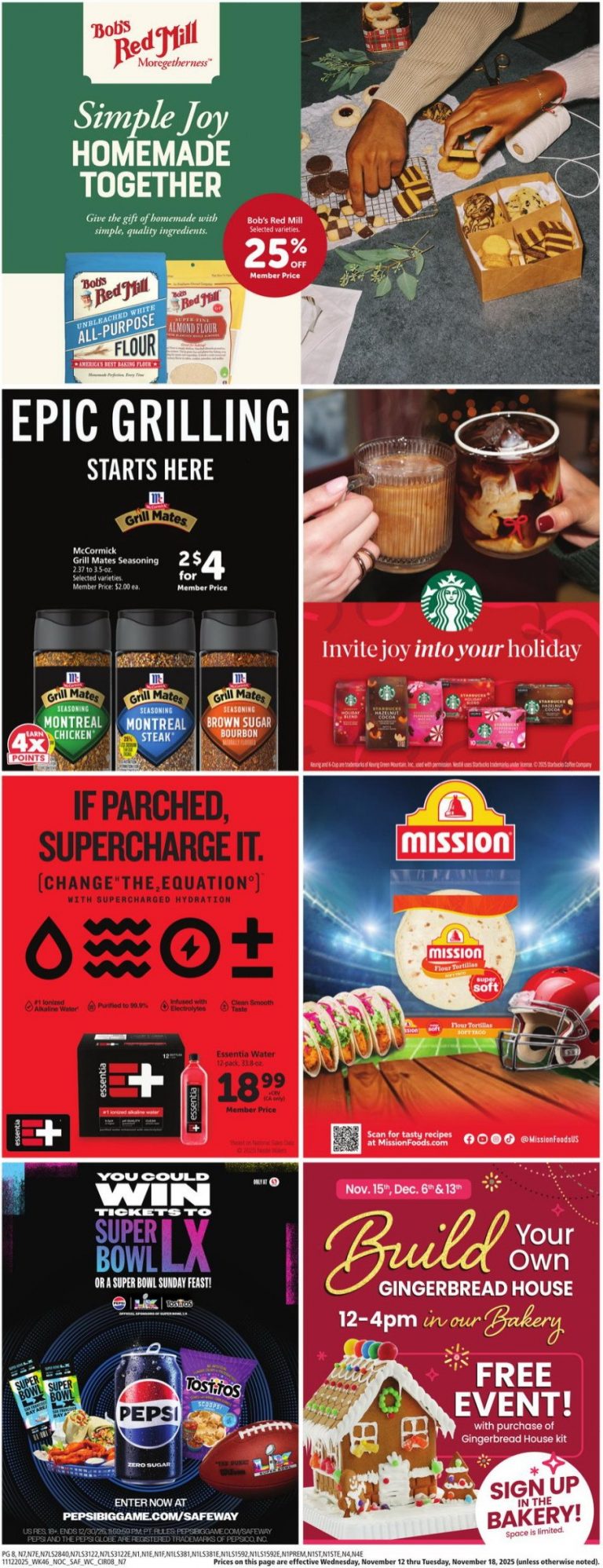 Safeway Weekly Ad Nov 12 – Nov 18, 2025 (Thanksgiving Promotion Included)