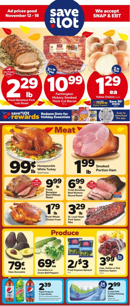 Save A Lot Weekly Ad Nov 12 – Nov 18, 2025