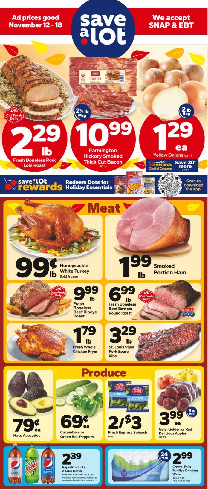 Save A Lot Weekly Ad Nov 12 – Nov 18, 2025