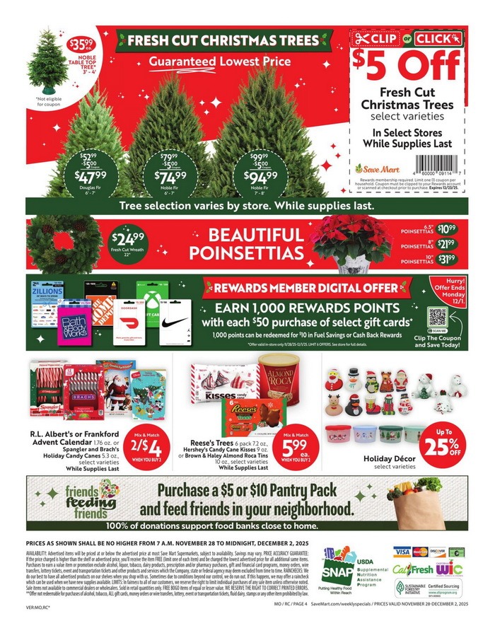 Save Mart Supermarket Weekly Ad Nov 28 – Dec 02, 2025