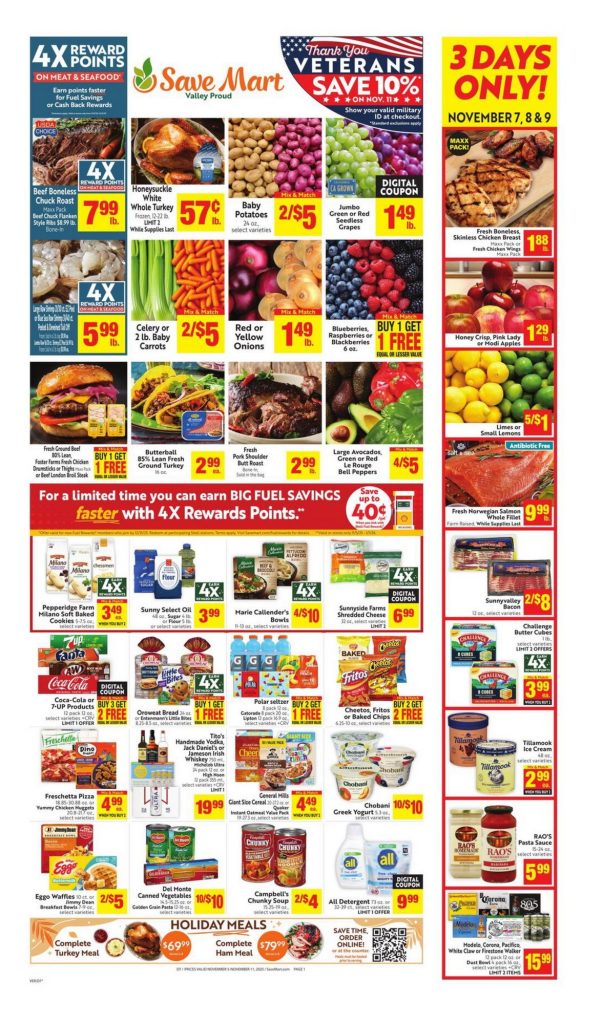 Save Mart Supermarkets Weekly Ad Nov 05 – Nov 11, 2025