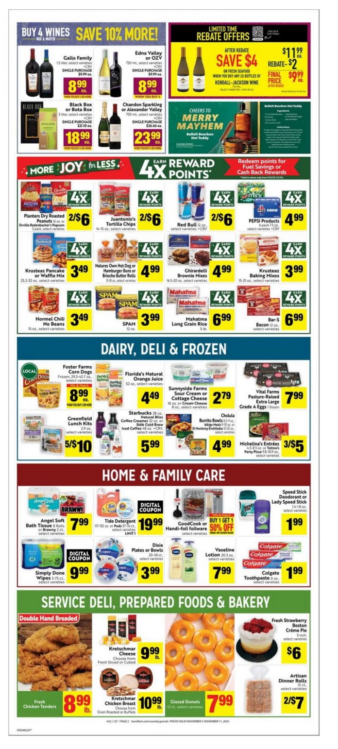 Save Mart Supermarkets Weekly Ad Nov 05 – Nov 11, 2025