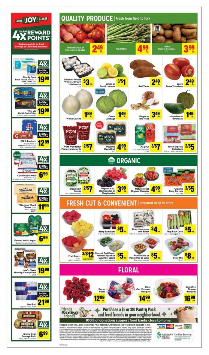Save Mart Supermarkets Weekly Ad Nov 05 – Nov 11, 2025