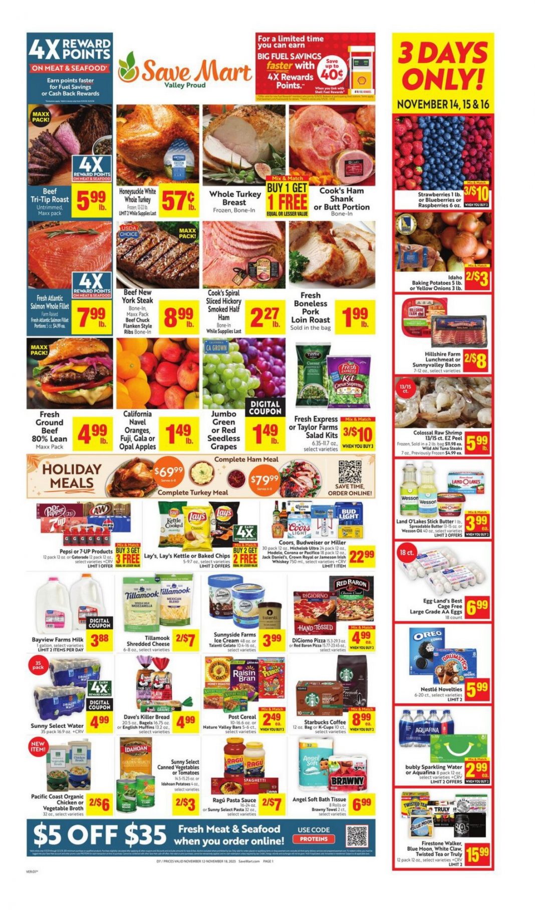 Save Mart Supermarkets Weekly Ad Nov 12 – Nov 18, 2025