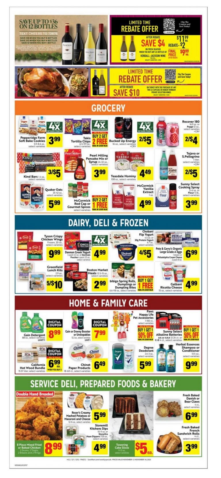 Save Mart Supermarkets Weekly Ad Nov 12 – Nov 18, 2025