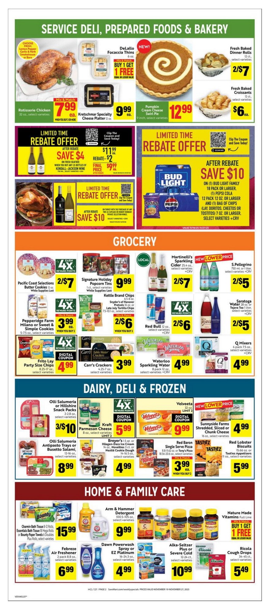 Save Mart Supermarkets Weekly Ad Nov 19 – Nov 27, 2025 (Thanksgiving ...