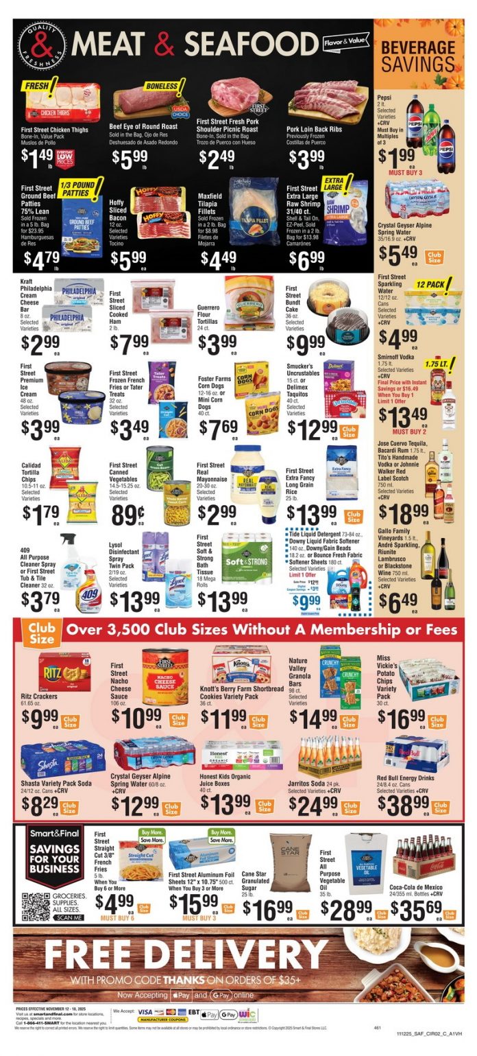 Smart & Final Weekly Ad Nov 12 – Nov 18, 2025