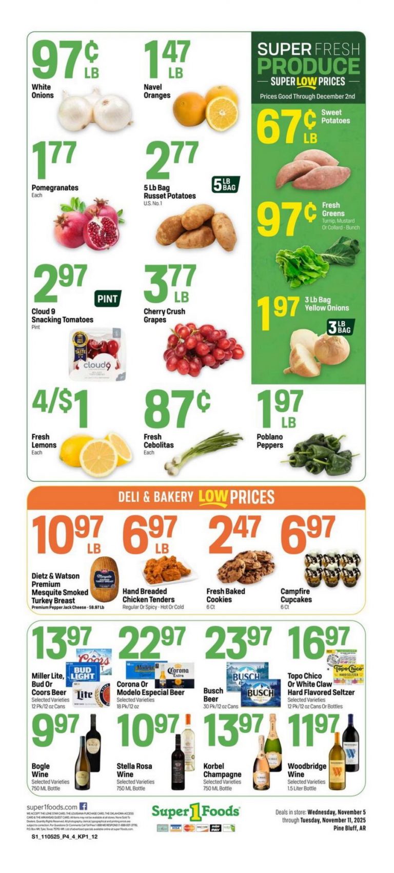 Super 1 Foods Weekly Ad Nov 05 – Nov 11, 2025