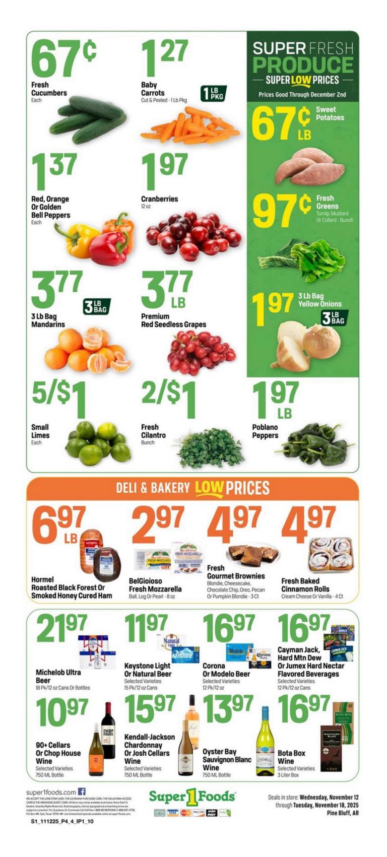 Super 1 Foods Weekly Ad Nov 12 – Nov 18, 2025