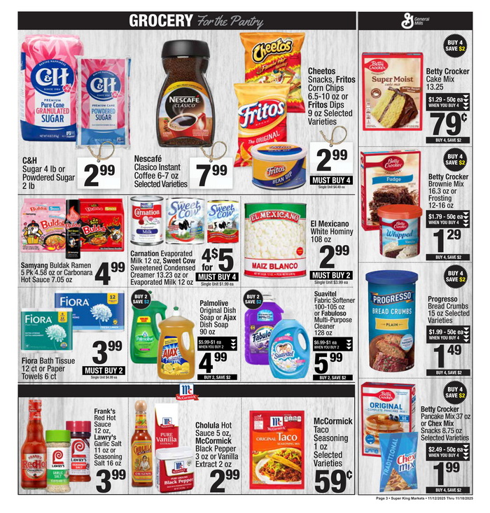 Super King Weekly Ad Nov 12 – Nov 18, 2025