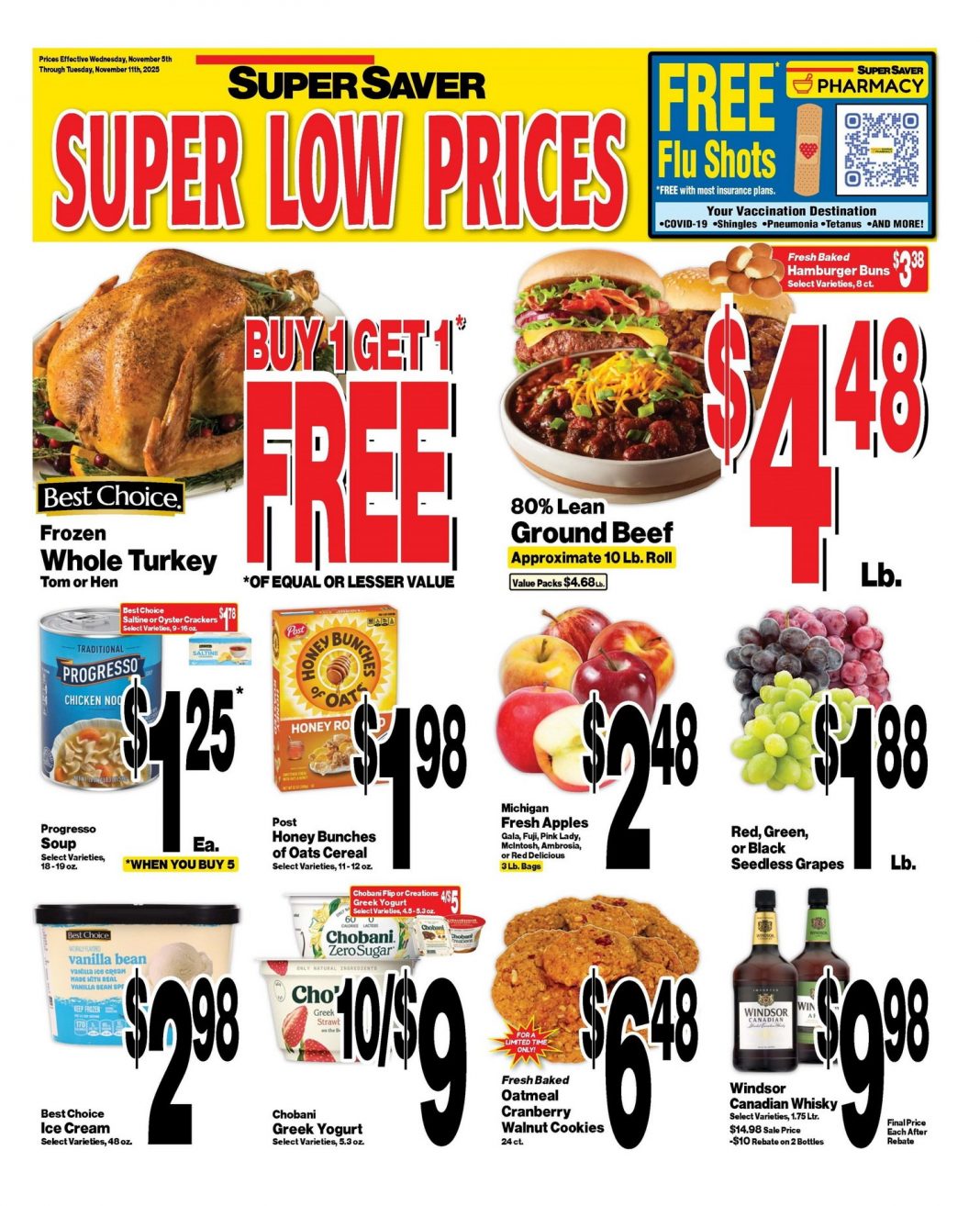 Super Saver Weekly Ad Nov 05 – Nov 11, 2025