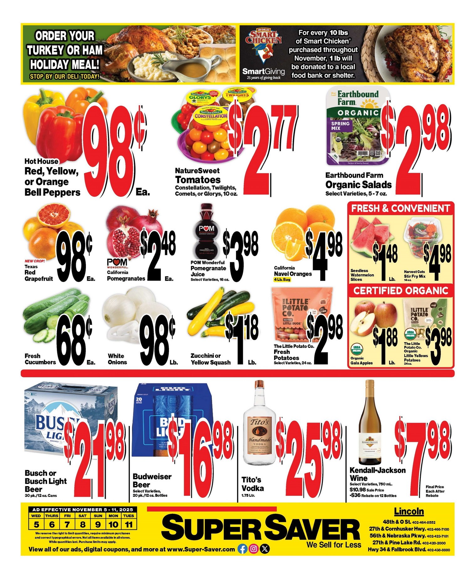 Super Saver Weekly Ad Nov 05 – Nov 11, 2025