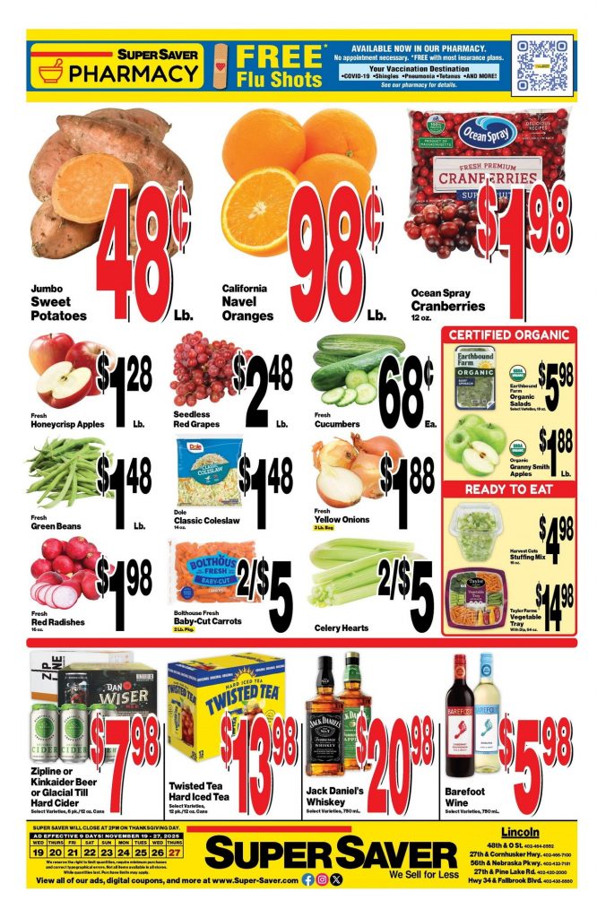 Super Saver Weekly Ad Nov 19 – Nov 27, 2025 (Thanksgiving Promotion ...
