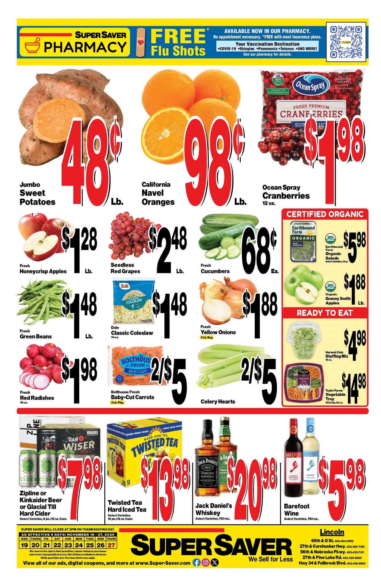 Super Saver Weekly Ad Nov 19 – Nov 27, 2025 (Thanksgiving Promotion ...