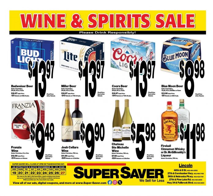 Super Saver Weekly Ad Nov 19 – Nov 27, 2025 (Thanksgiving Promotion ...