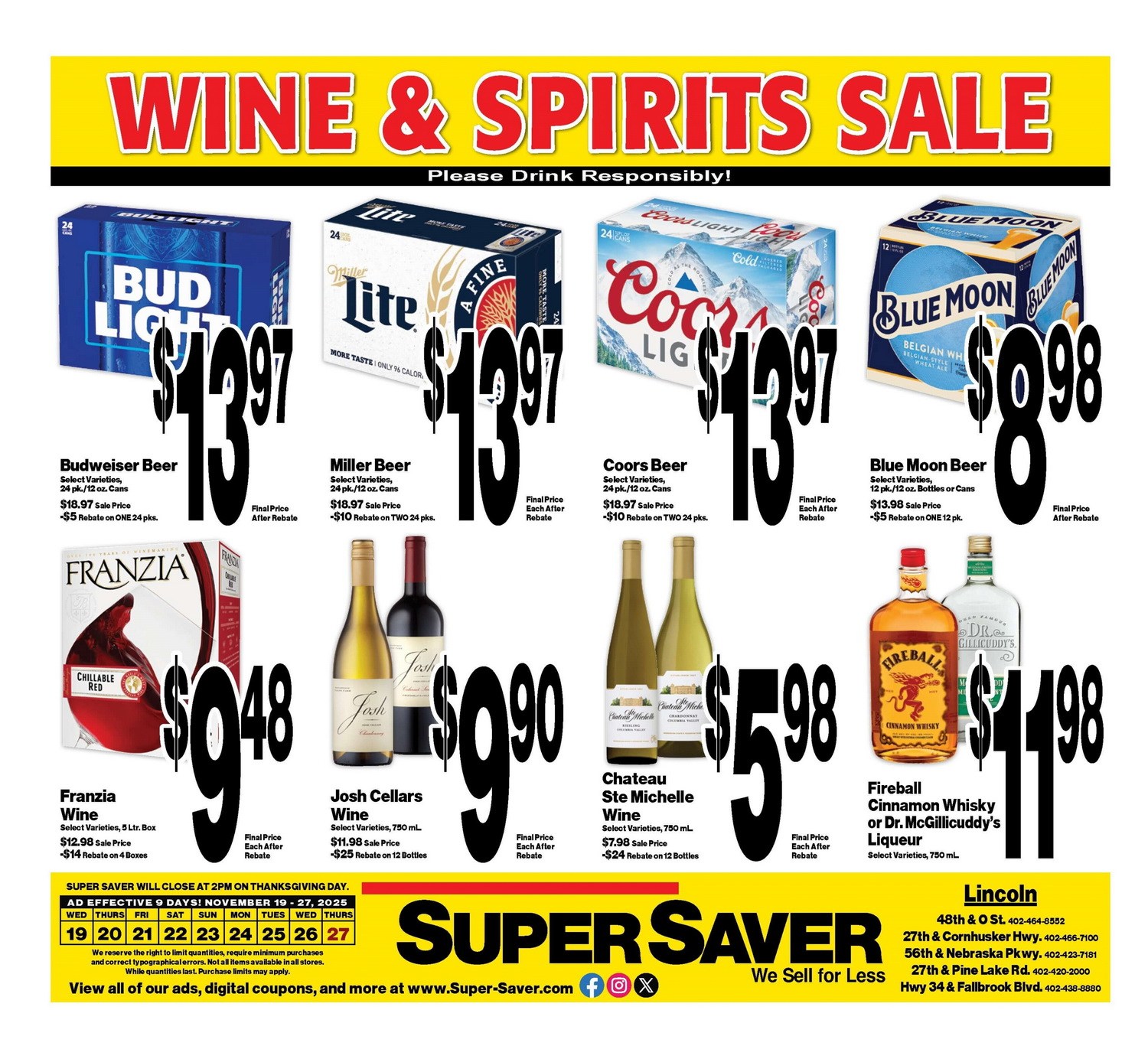 Super Saver Weekly Ad Nov 19 – Nov 27, 2025 (Thanksgiving Promotion ...