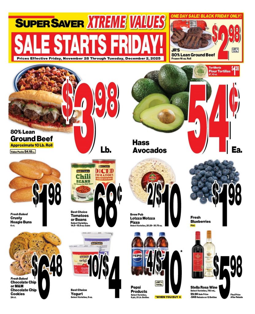 Super Saver Weekly Ad Nov 28 – Dec 02, 2025