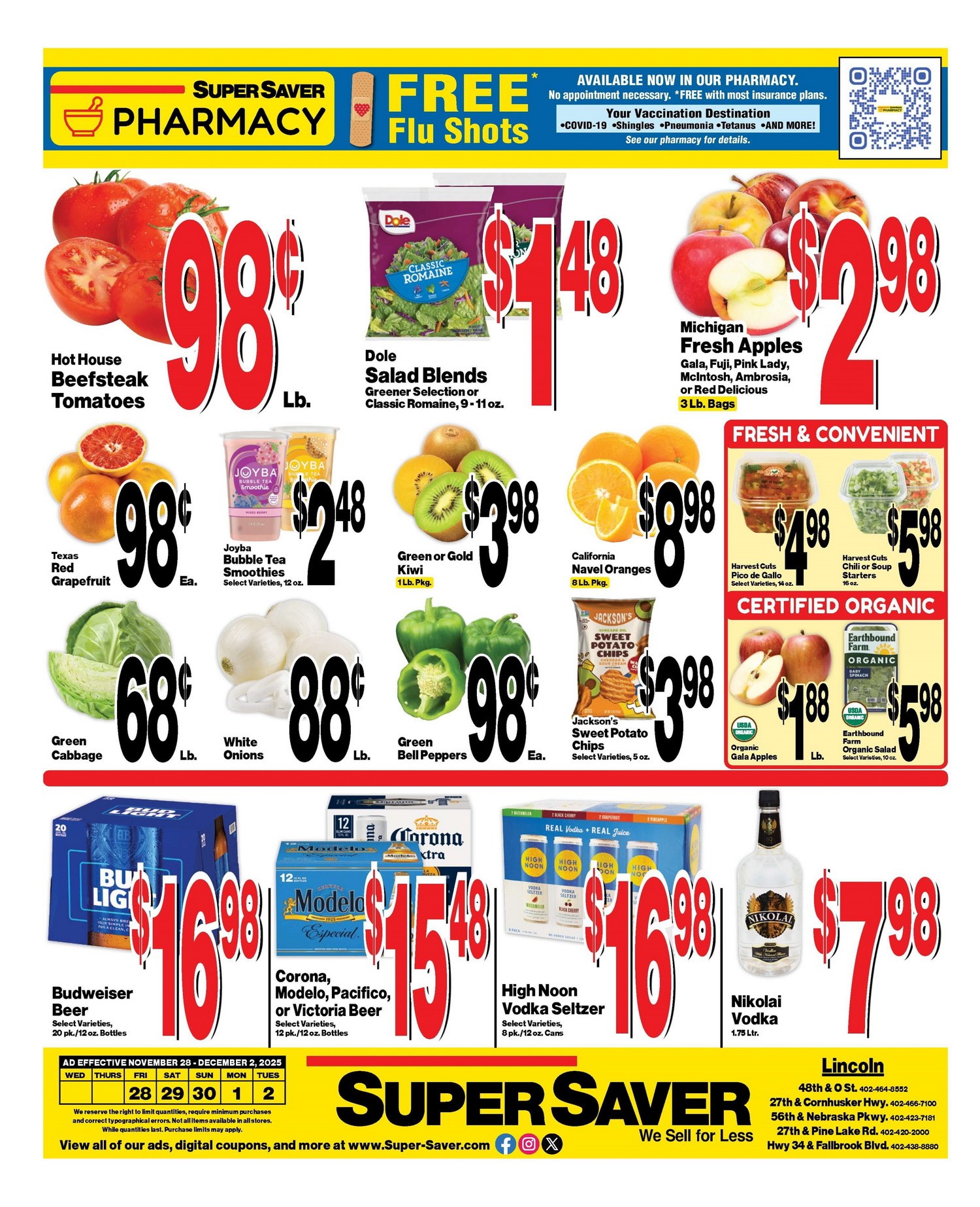 Super Saver Weekly Ad Nov 28 – Dec 02, 2025