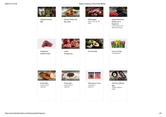 The Fresh Market Weekly Ad Nov 12 – Nov 18, 2025