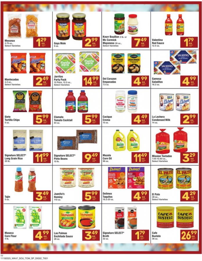 Tom Thumb Weekly Ad Nov 19 – Nov 27, 2025 (Thanksgiving Day Promotion ...