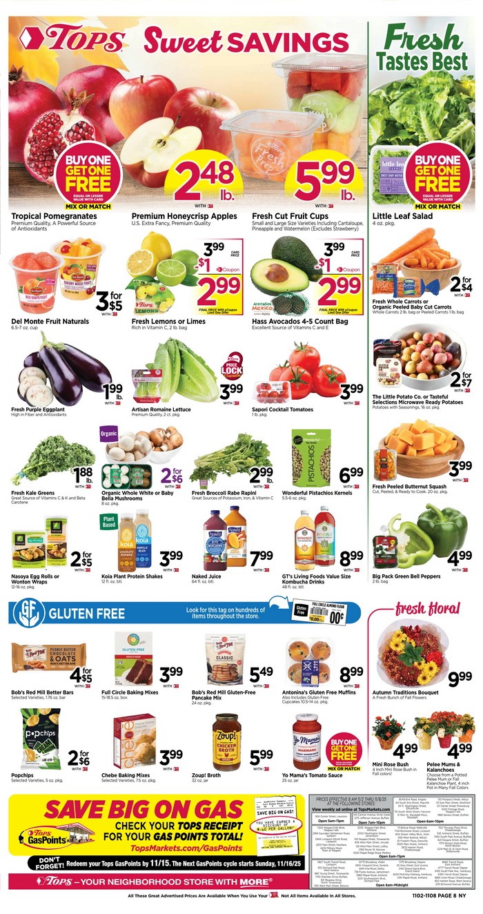 Tops Weekly Ad Nov 02 – Nov 08, 2025