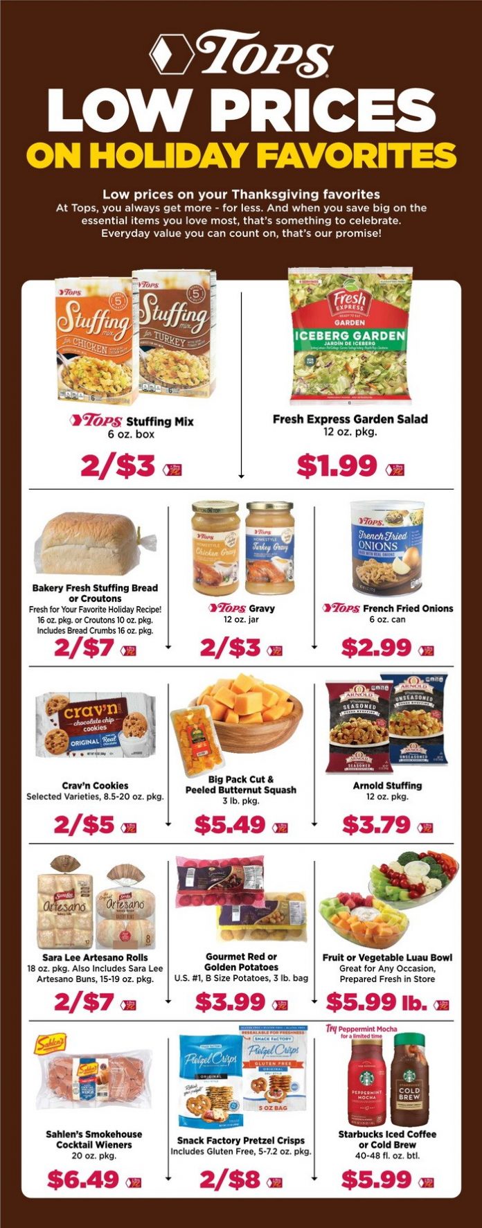 Tops Weekly Ad Nov 09 – Nov 15, 2025