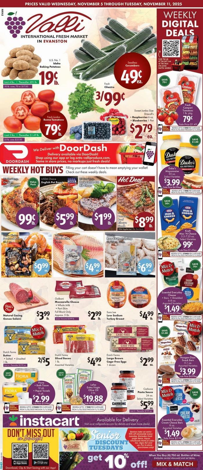 Valli Produce Weekly Ad Nov 05 – Nov 11, 2025