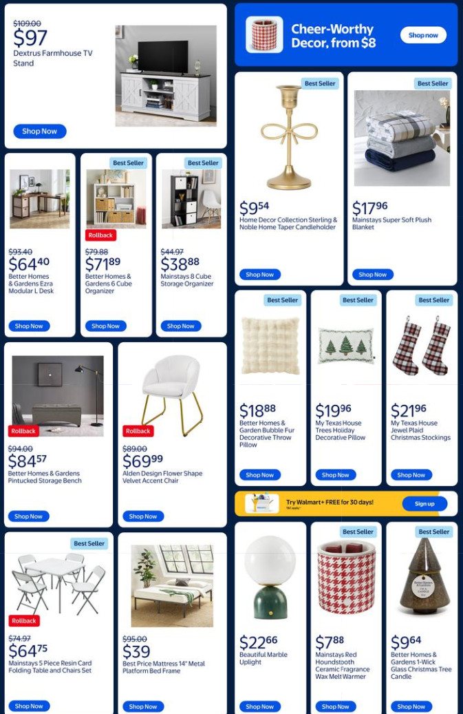 Walmart Weekly Ad Nov 26 – Dec 02, 2025 (Thanksgiving Promotion Included)