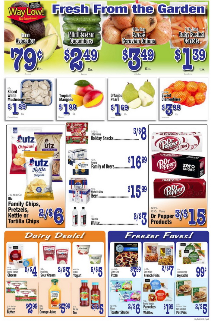 Wayfield Foods Weekly Ad Dec 01 – Dec 07, 2025