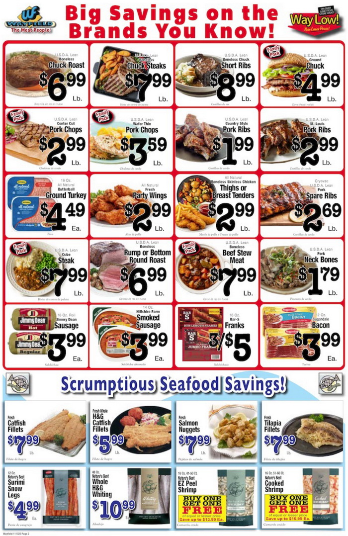 Wayfield Foods Weekly Ad Nov 10 – Nov 16, 2025