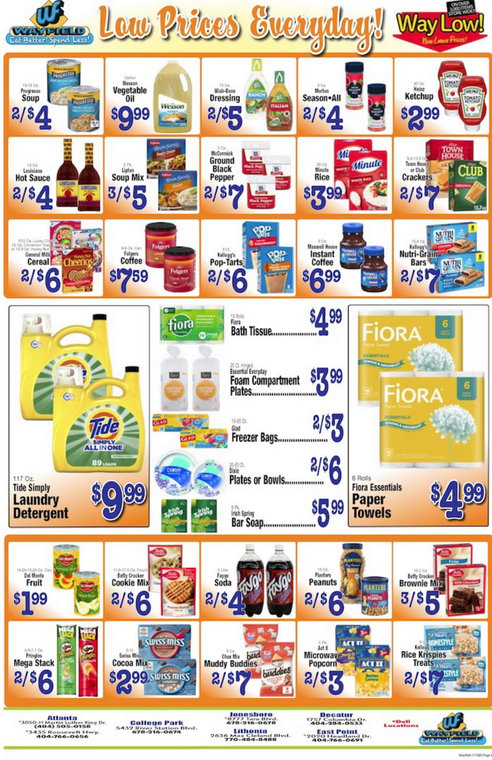 Wayfield Foods Weekly Ad Nov 10 – Nov 16, 2025