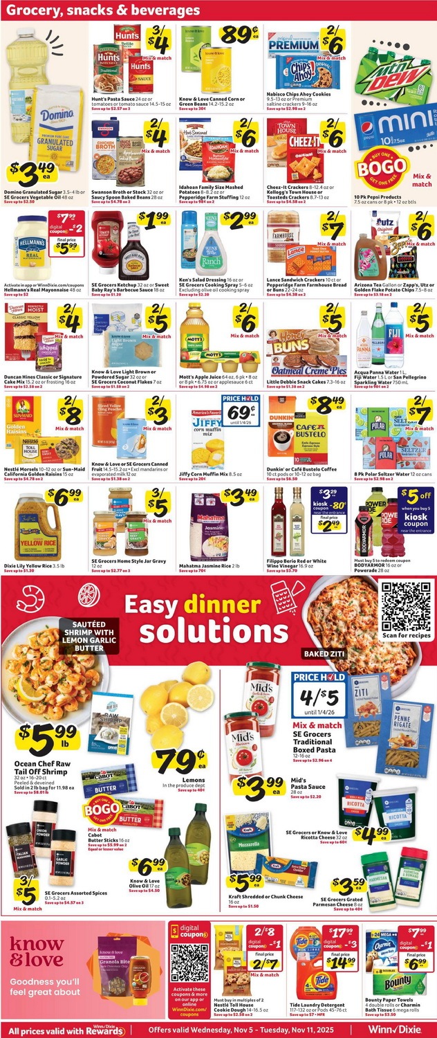 Winn-Dixie Weekly Ad Nov 05 – Nov 11, 2025