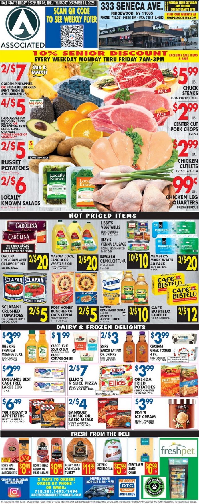 Associated Supermarkets Weekly Ad Dec 05 – Dec 11, 2025