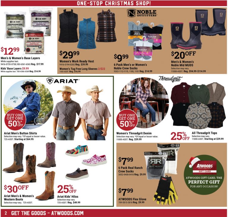 Atwoods Christmas Sale Dec 10 – Dec 24, 2025