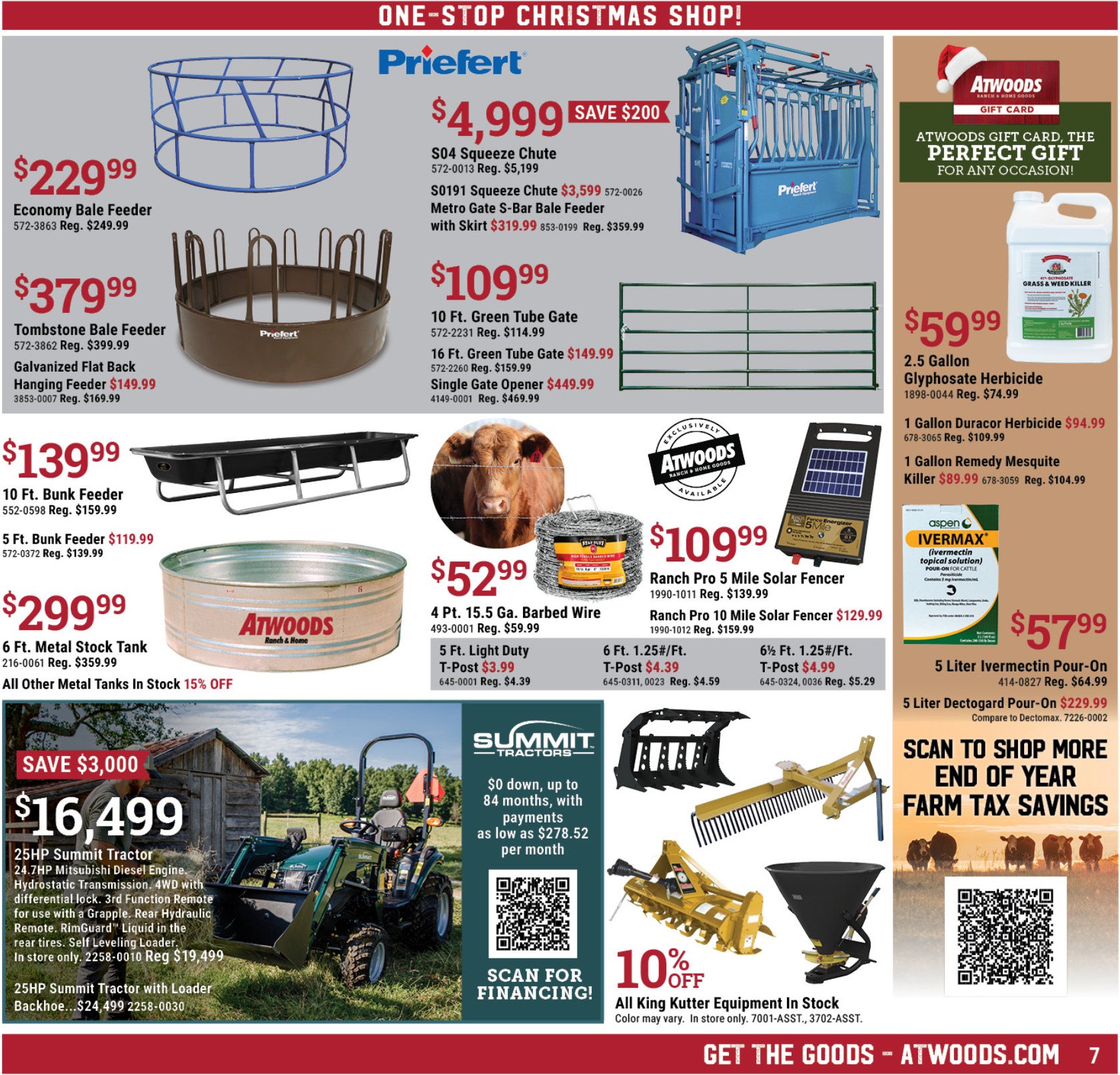 Atwoods Christmas Sale Dec 10 – Dec 24, 2025