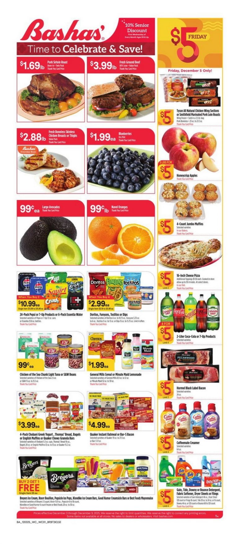 Bashas Weekly Ad Dec 03 – Dec 09, 2025