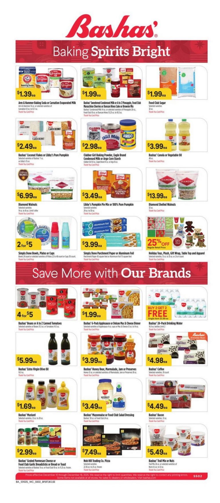 Bashas Weekly Ad Dec 10 – Dec 16, 2025