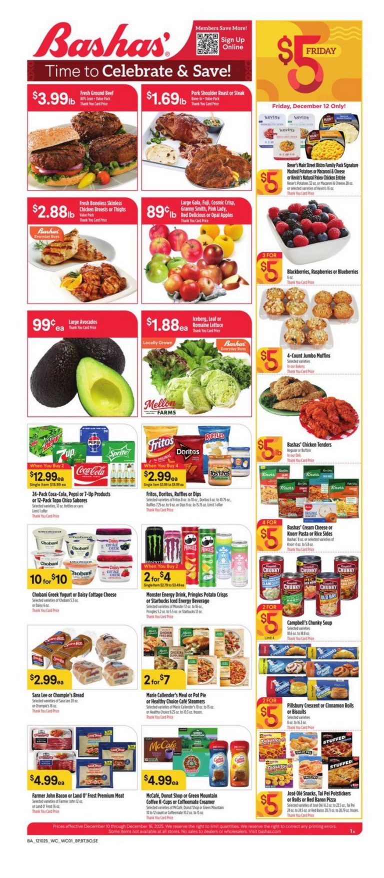 Bashas Weekly Ad Dec 10 – Dec 16, 2025