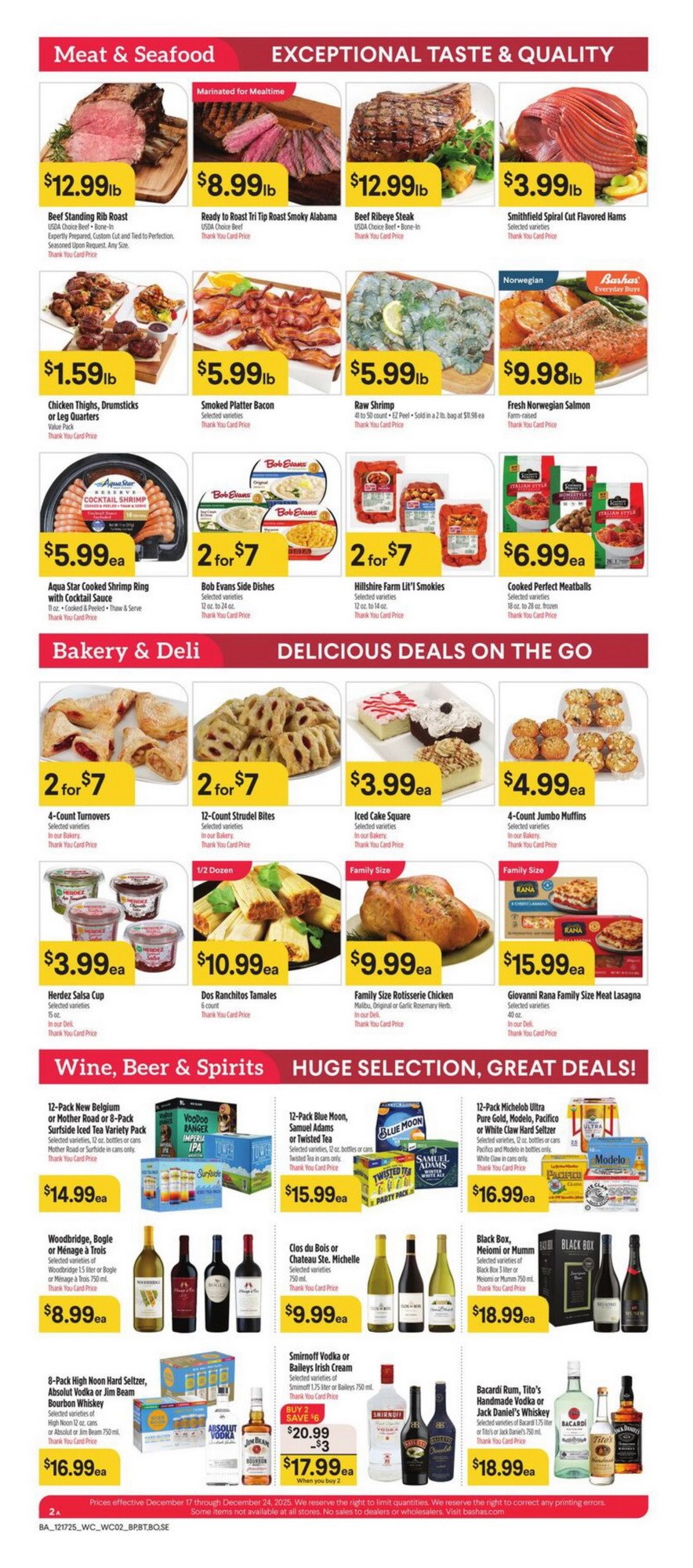 Bashas Weekly Ad Dec 17 – Dec 24, 2025