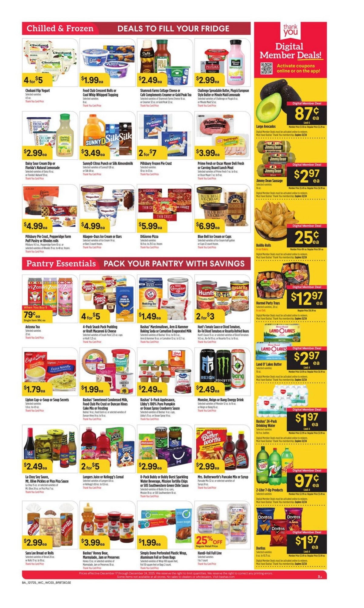 Bashas Weekly Ad Dec 17 – Dec 24, 2025